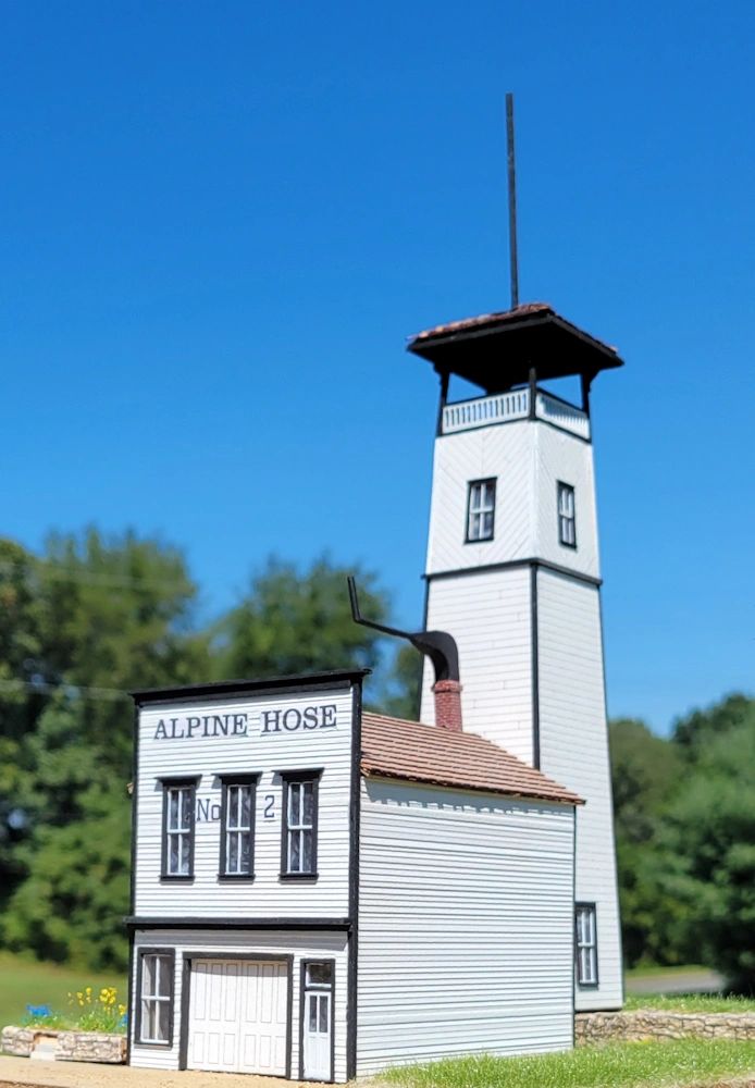 Georgetown Firehouse in HO scale