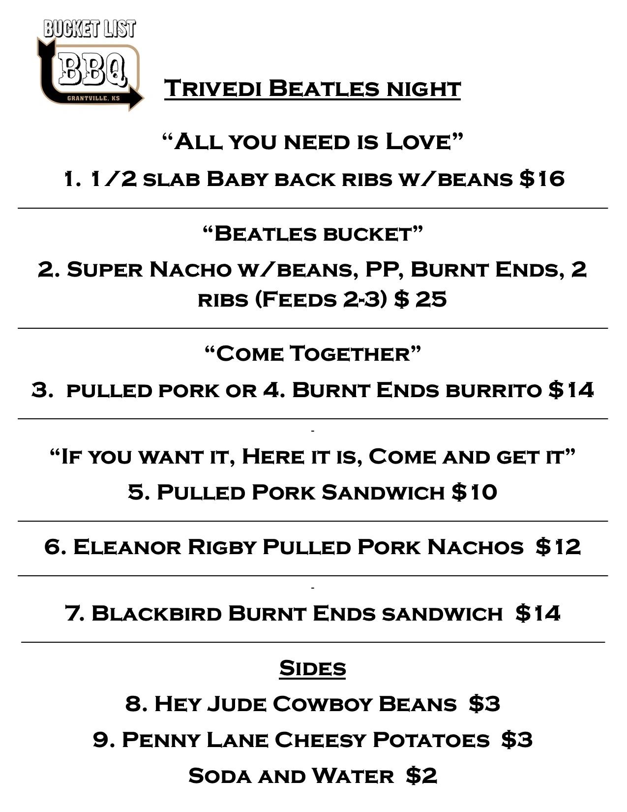 Bucket List BBQ - Bbq, Catering