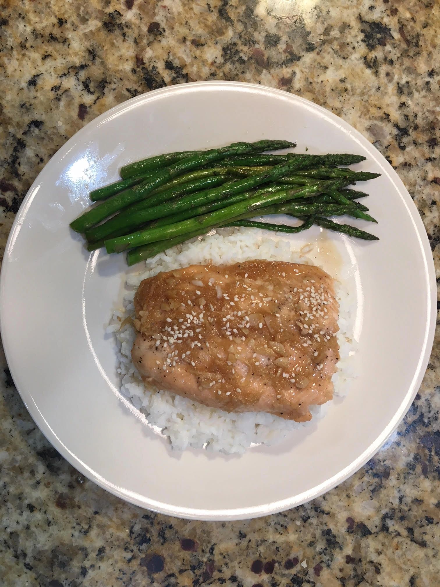 New Fav Recipe: Oven Baked Salmon with Honey Ginger Glaze