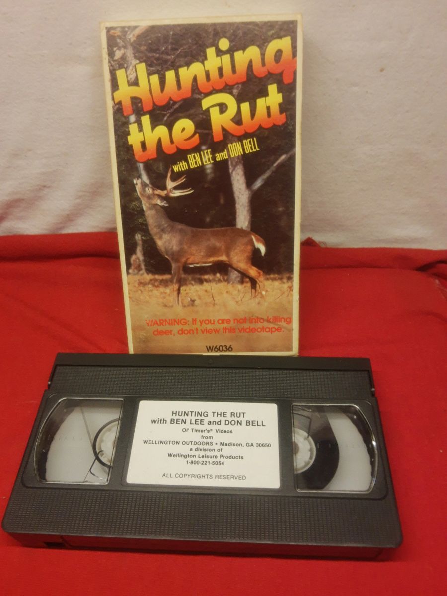 VTG 1989 HUNTING THE RUT BEN LEE VHS