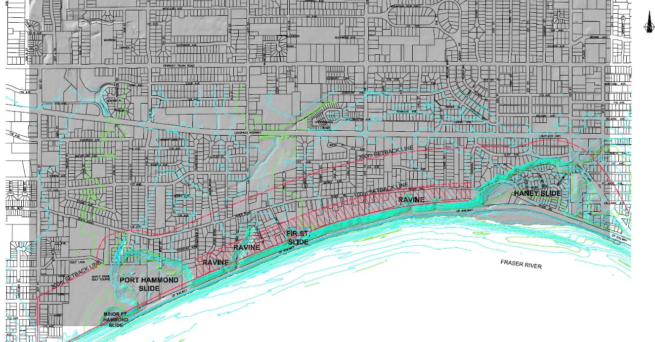 Fraser River Escarpment Area - Slope Stability