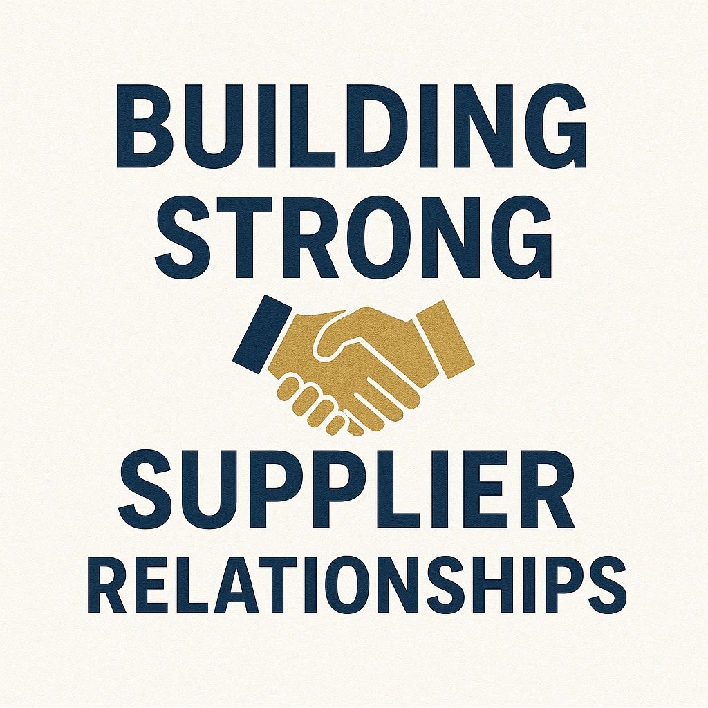 Building Strong Supplier Relationships