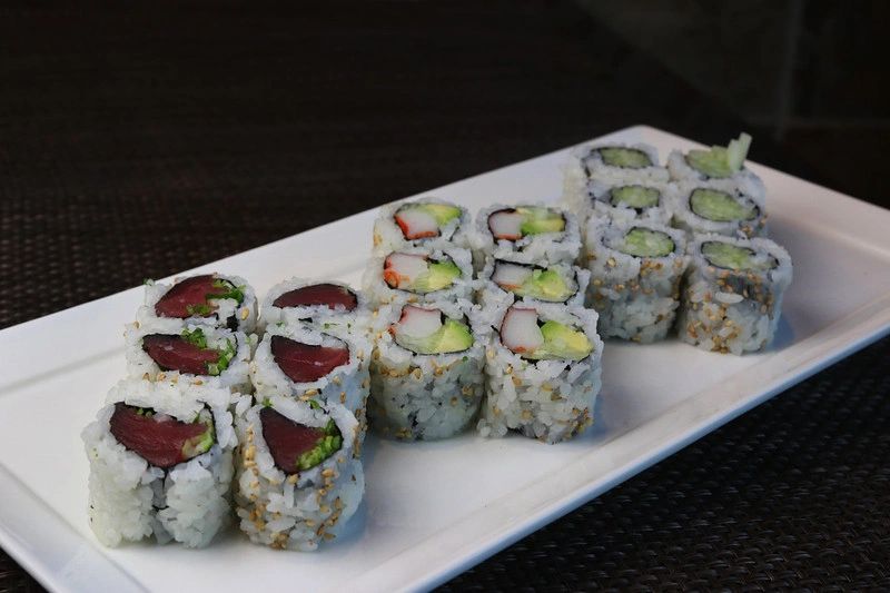 Maki Combo - California, negi maguro, and cucumber