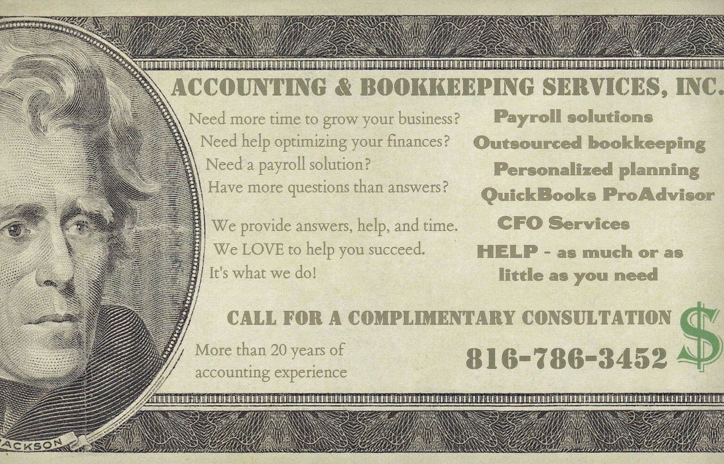 Accounting and Bookkeeping Services, Inc.