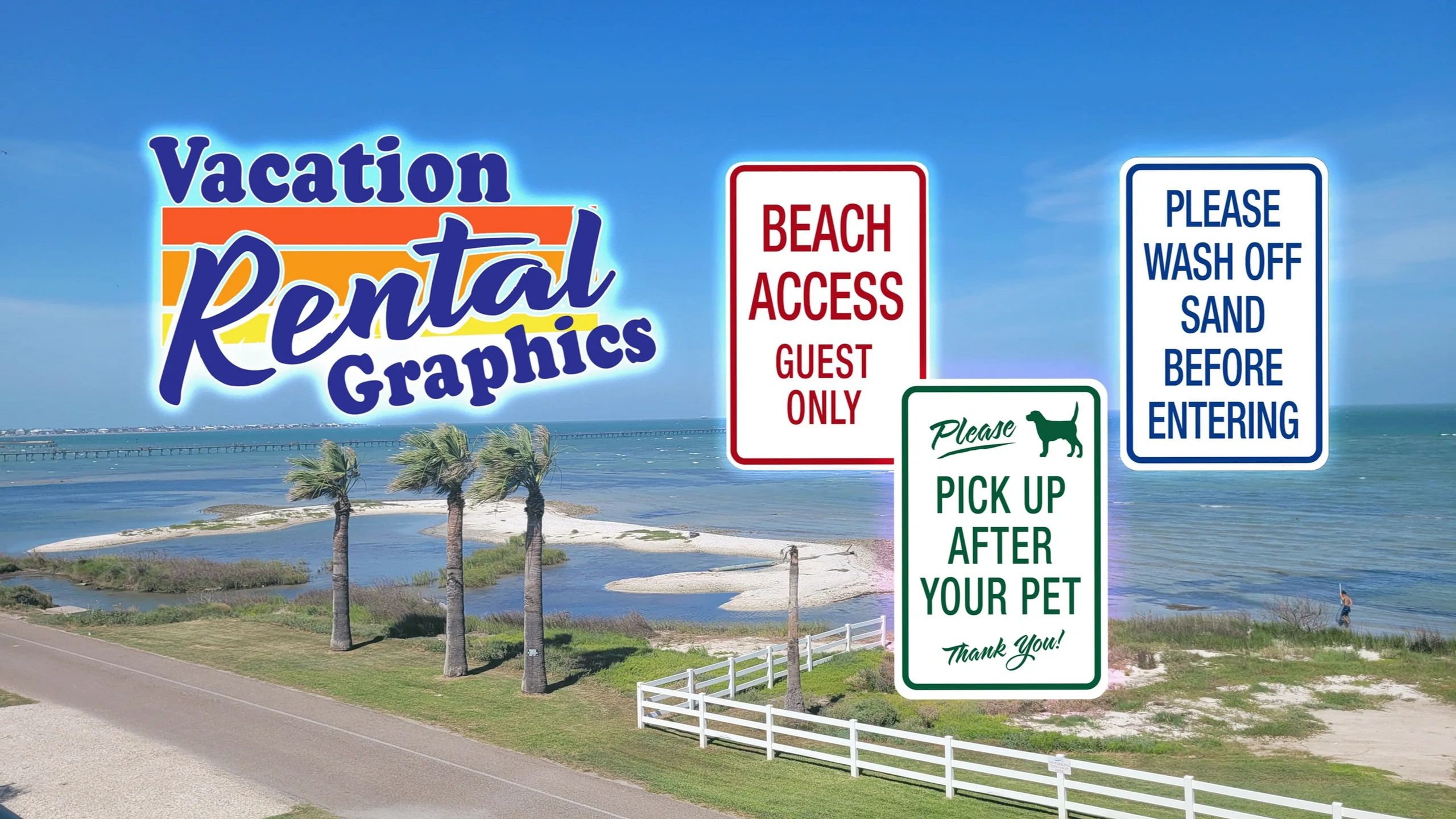 Vacation Rental Signs - Custom Vacation Rental Signs, Vacation Rental ...