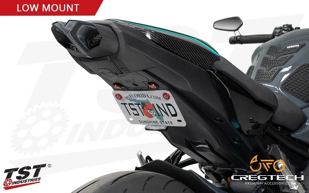 MT10 low mount tail tidy fender eliminator 2022+ TST Industries