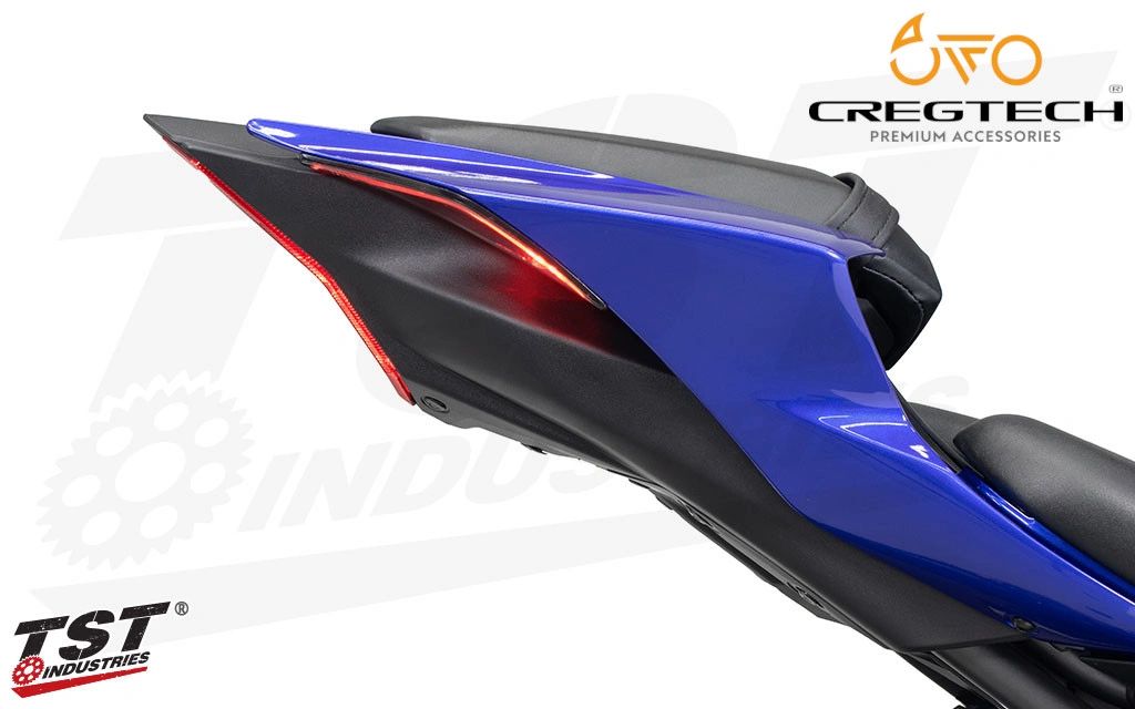 Yamaha R7 integrated turn signal indicators TST Industries 2022+