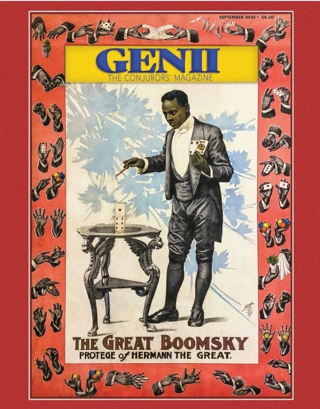 Genii Magazine showcases Isaac Willis, The Great Boomsky!