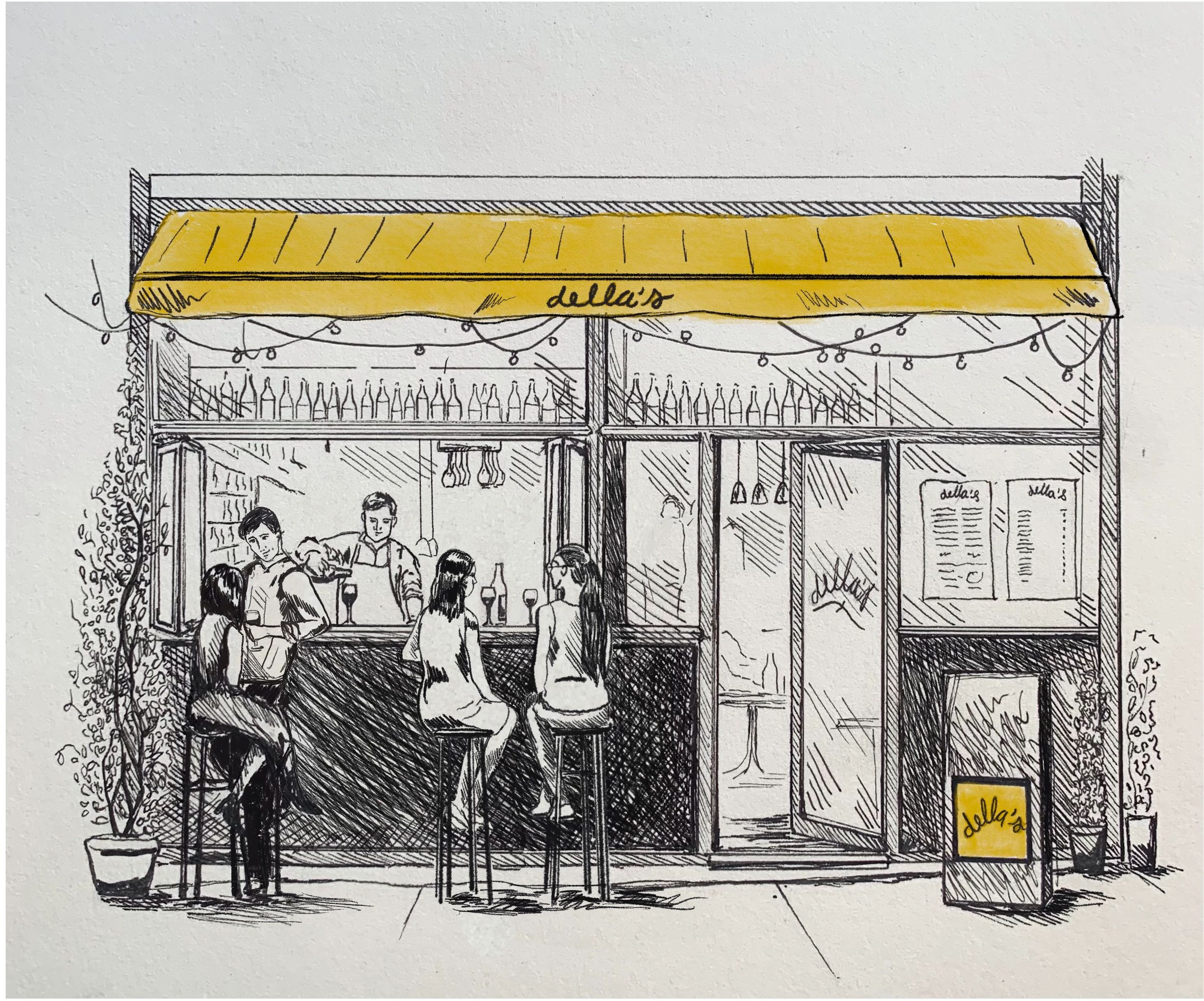 Della's - Wine Bar - Tribeca NYC