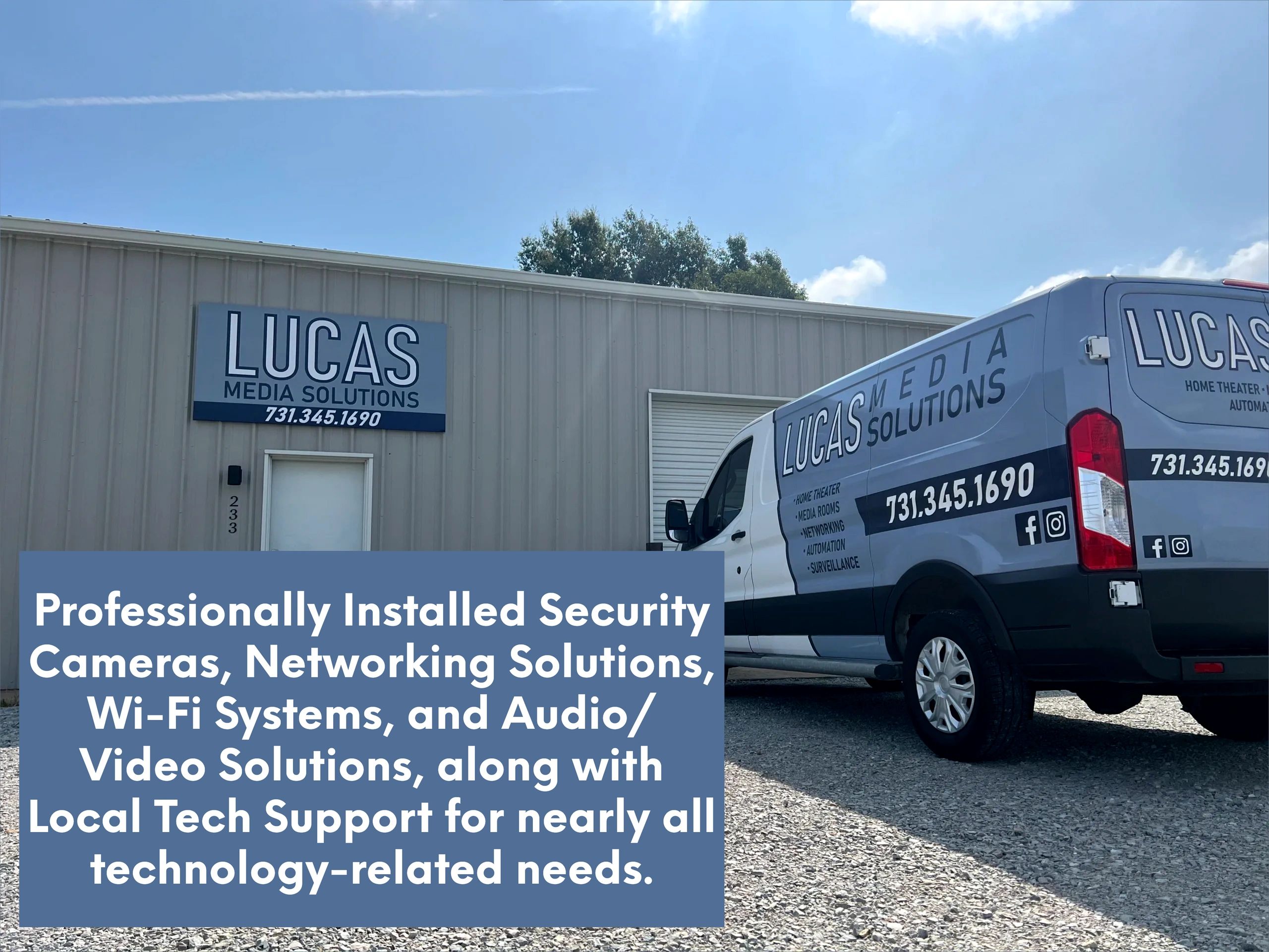 High-Quality Security Cameras and Alarm Systems - Lucas Media Solutions