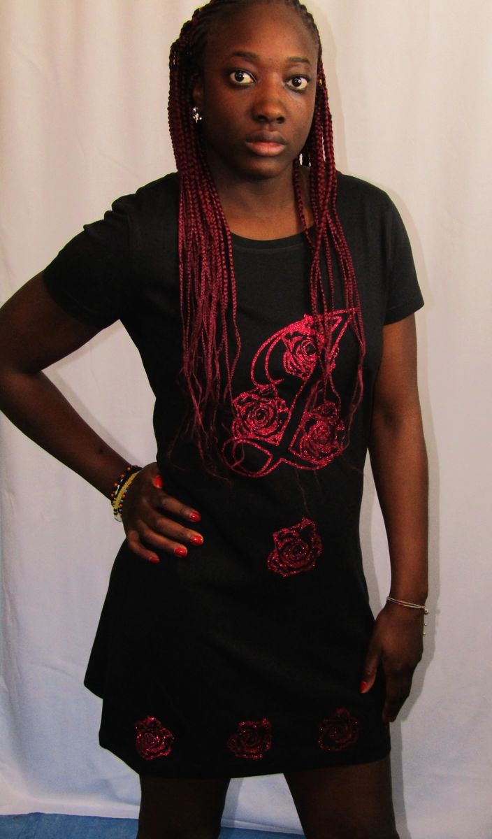 Red Rosey Dress