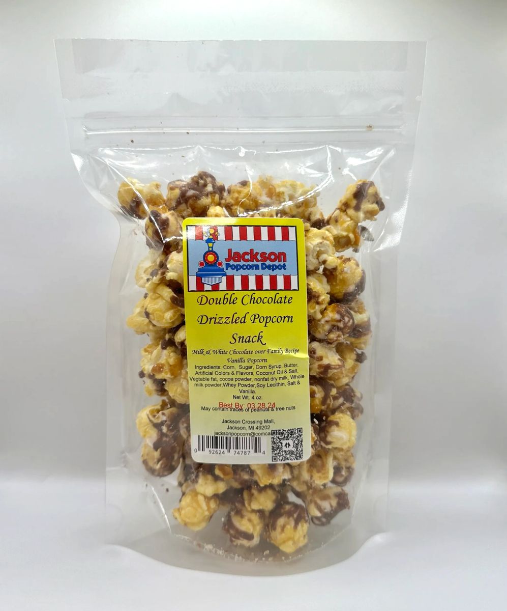 Double Chocolate Drizzle Popcorn