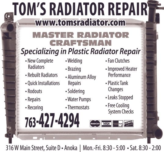 Tom's Radiator Repair - Radiator Repair, Auto Repair