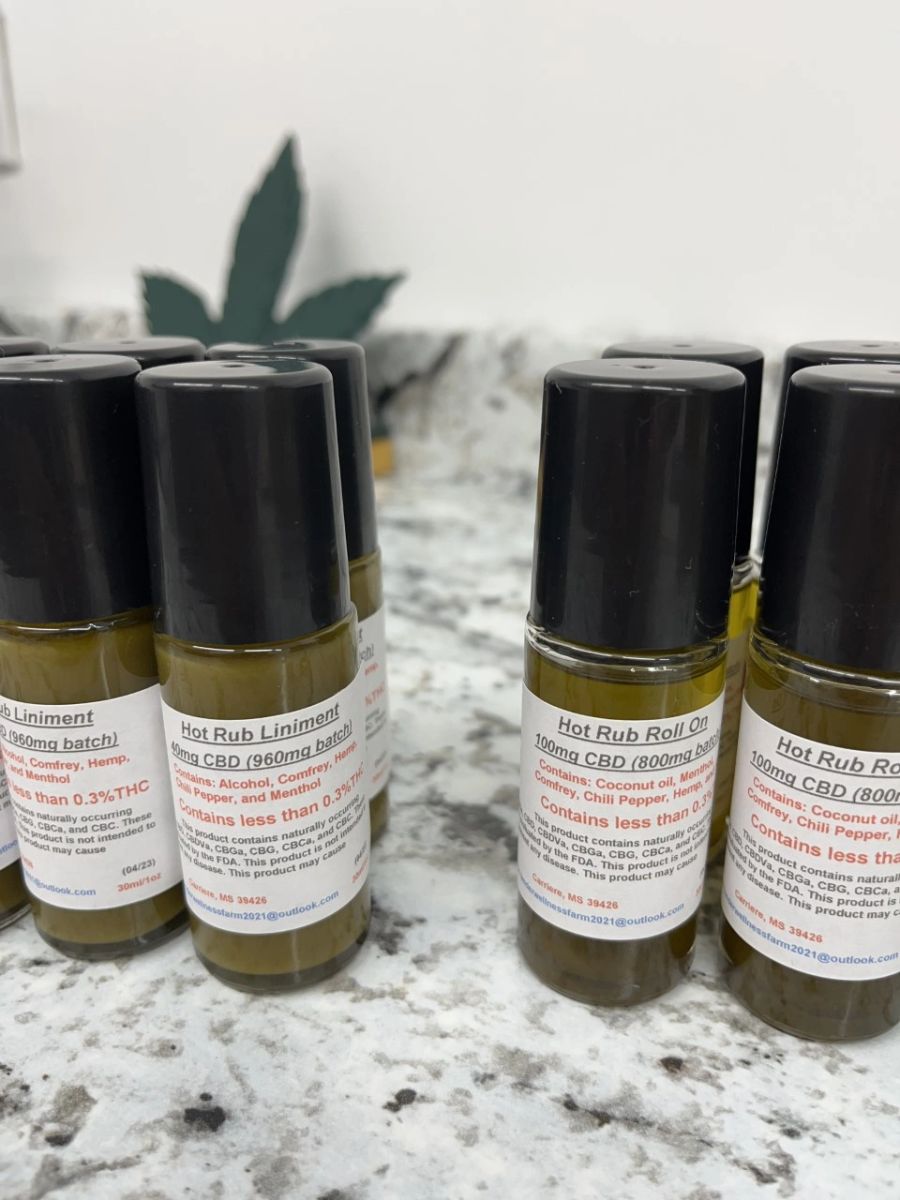 Hot Rub Roll On 1 oz bottle