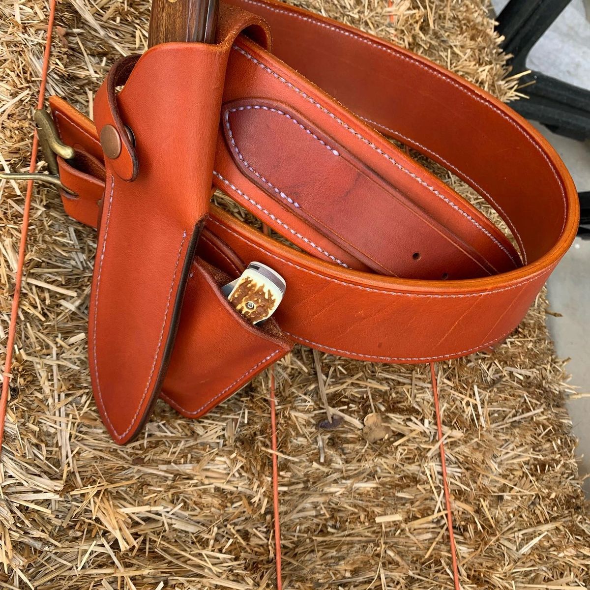 Custom Leather Gun Belts