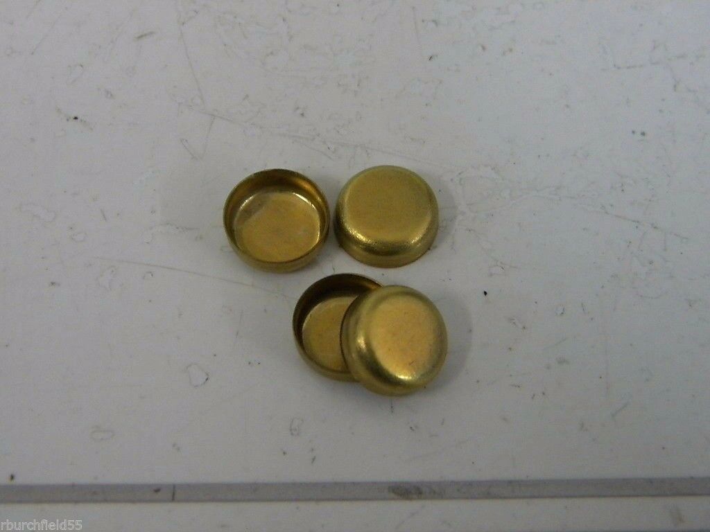 Holley 1/4" Brass Metering Block Emulsion Tube Plugs. Four Pack