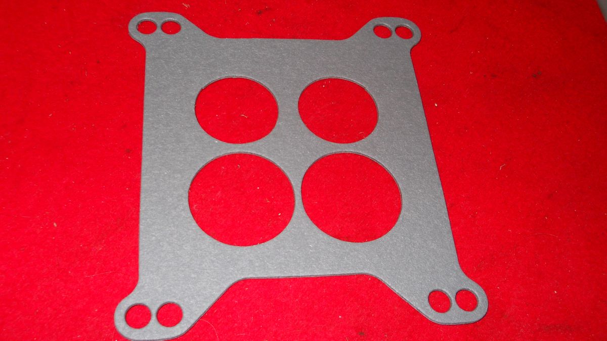 Holley Model 4150 & 4160 Spread Bore Base Flange Gasket With Square ...