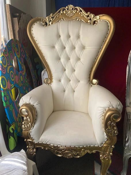Gold Throne Chair