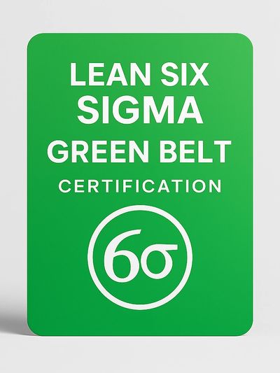 six sigma certification logo
