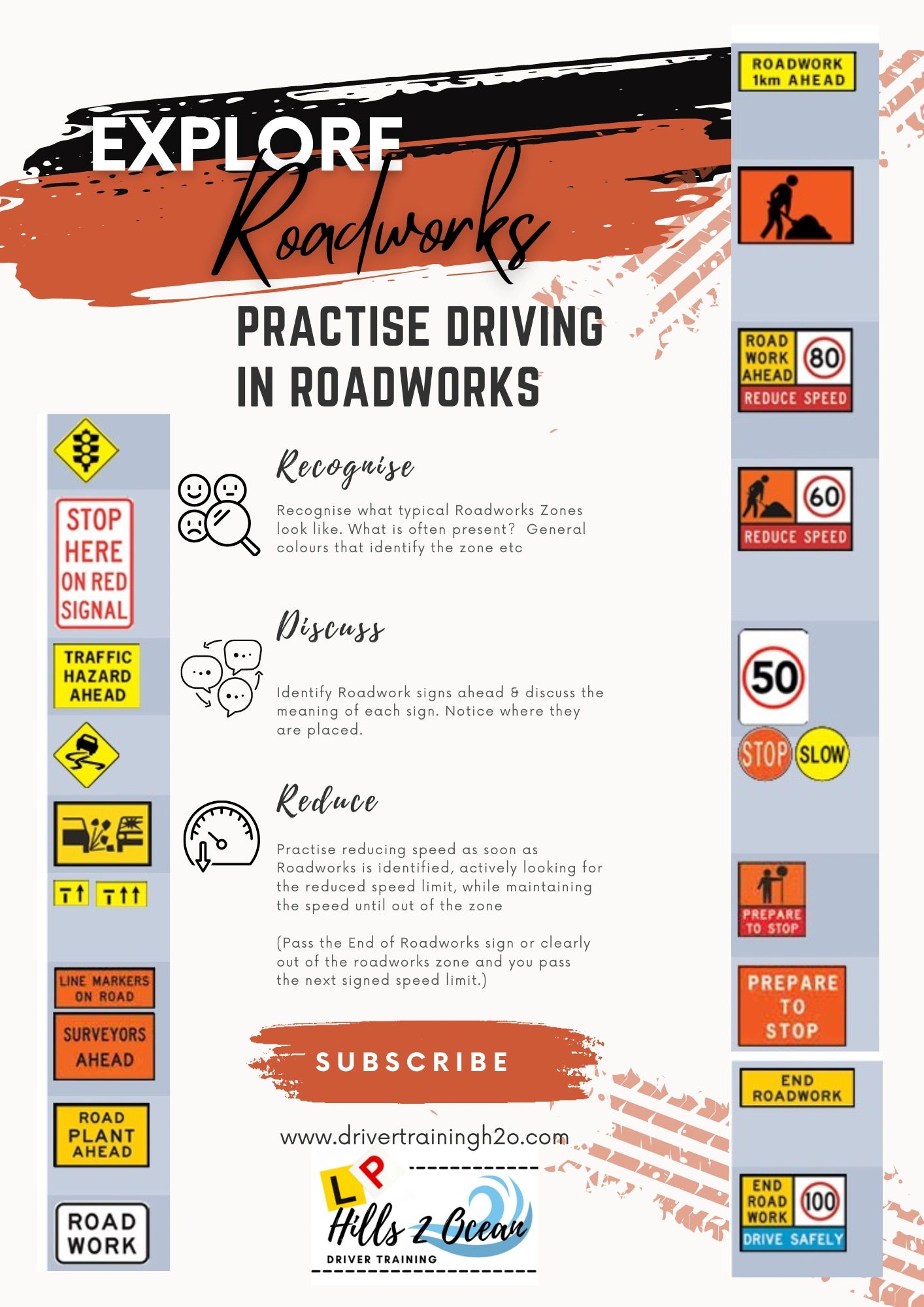 Help Your Teen Pass Their Driving Test: Speed Limits in Roadworks
