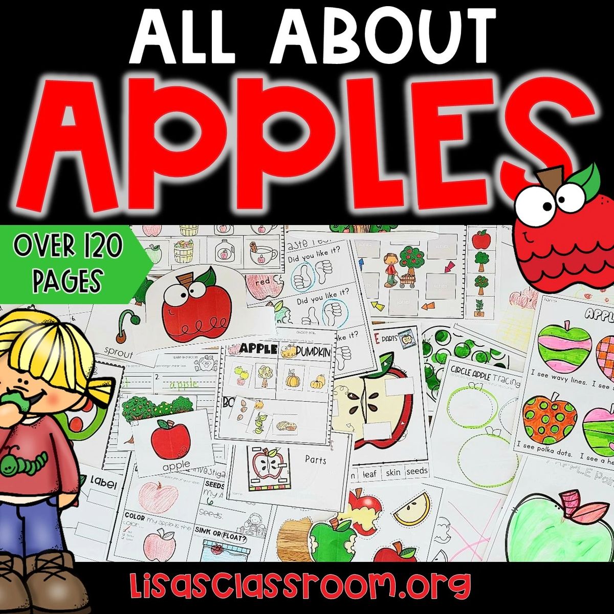 All About Apples Themed Activi, Apple Centers, Crafts and Printatables