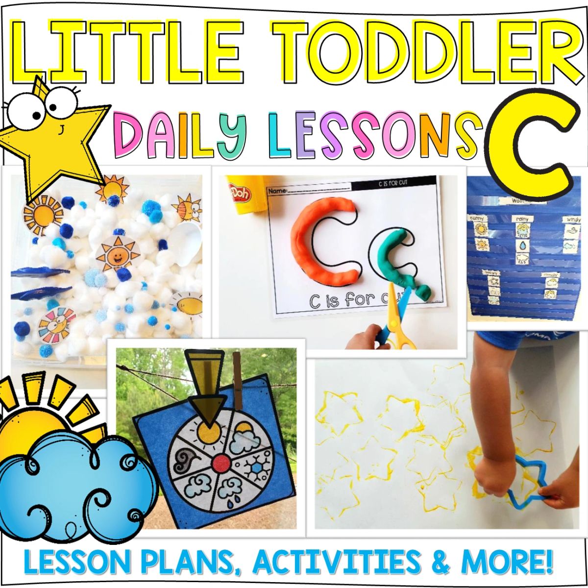 LITTLE Toddler School Lesson Plans Letter C | Tot School Activities ...
