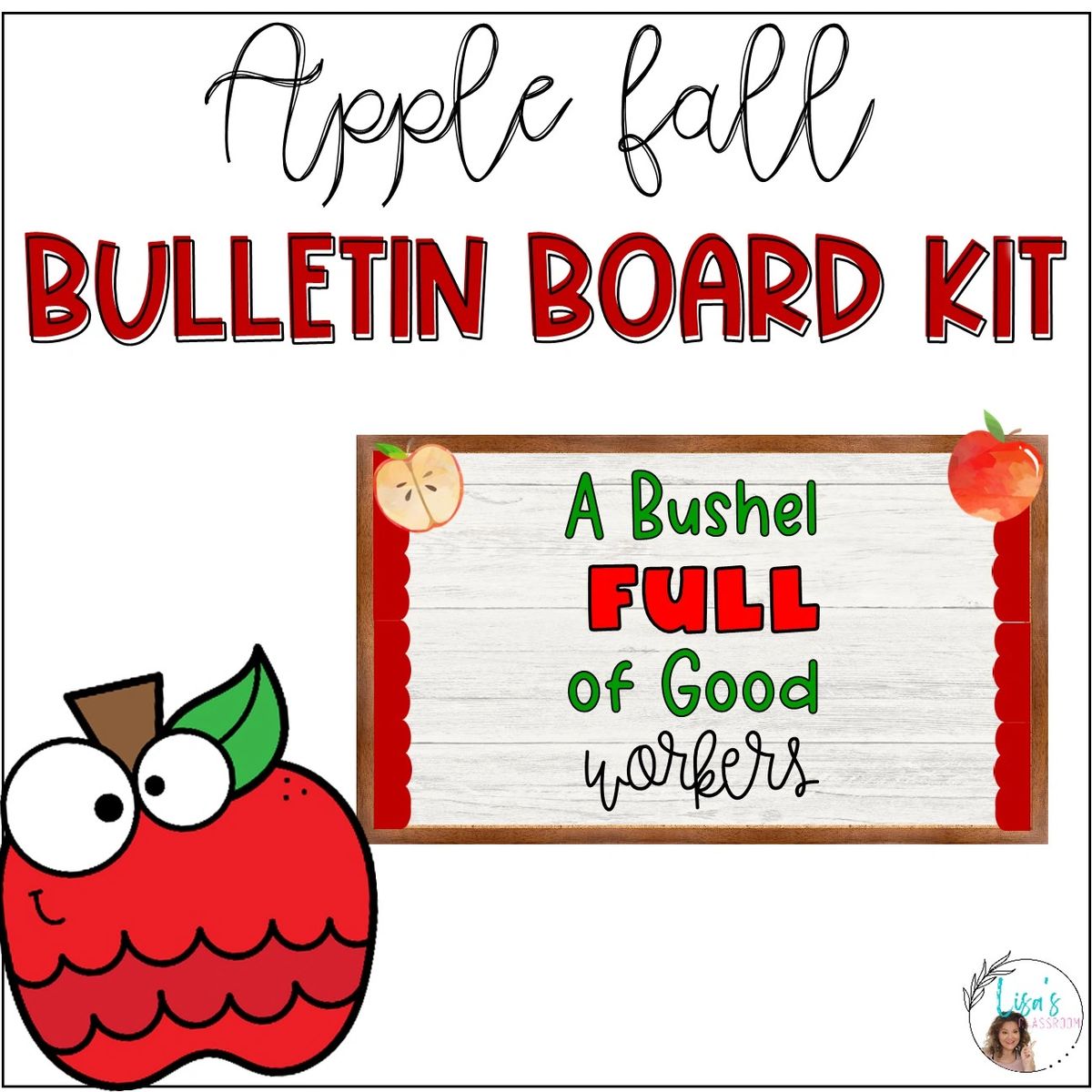 Fall Apples Bulletin Board or Door Decor