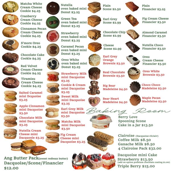 Baking Room Premium Homemade Pastry & Dessert