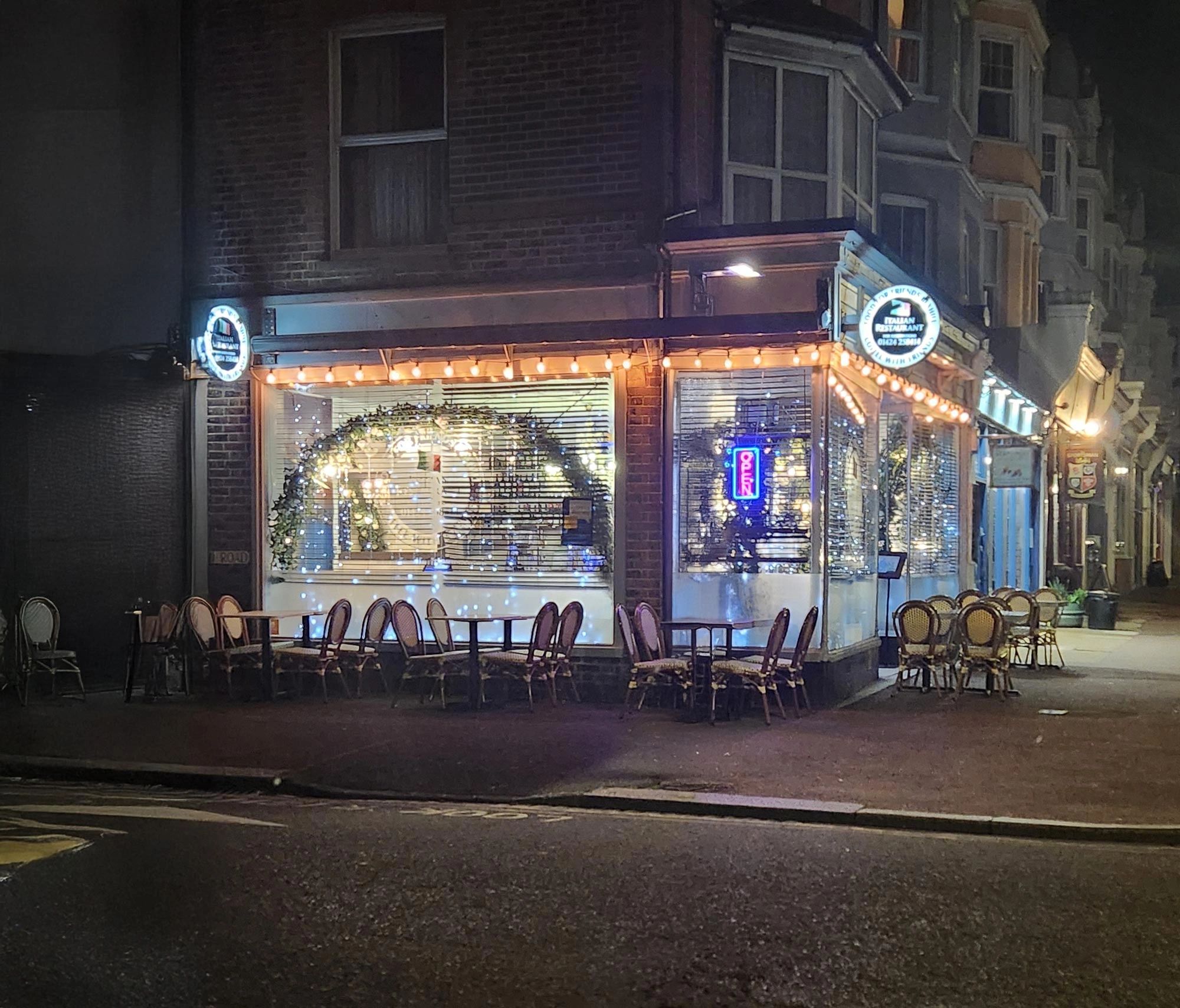 Food for friends Bexhill Italian restaurant