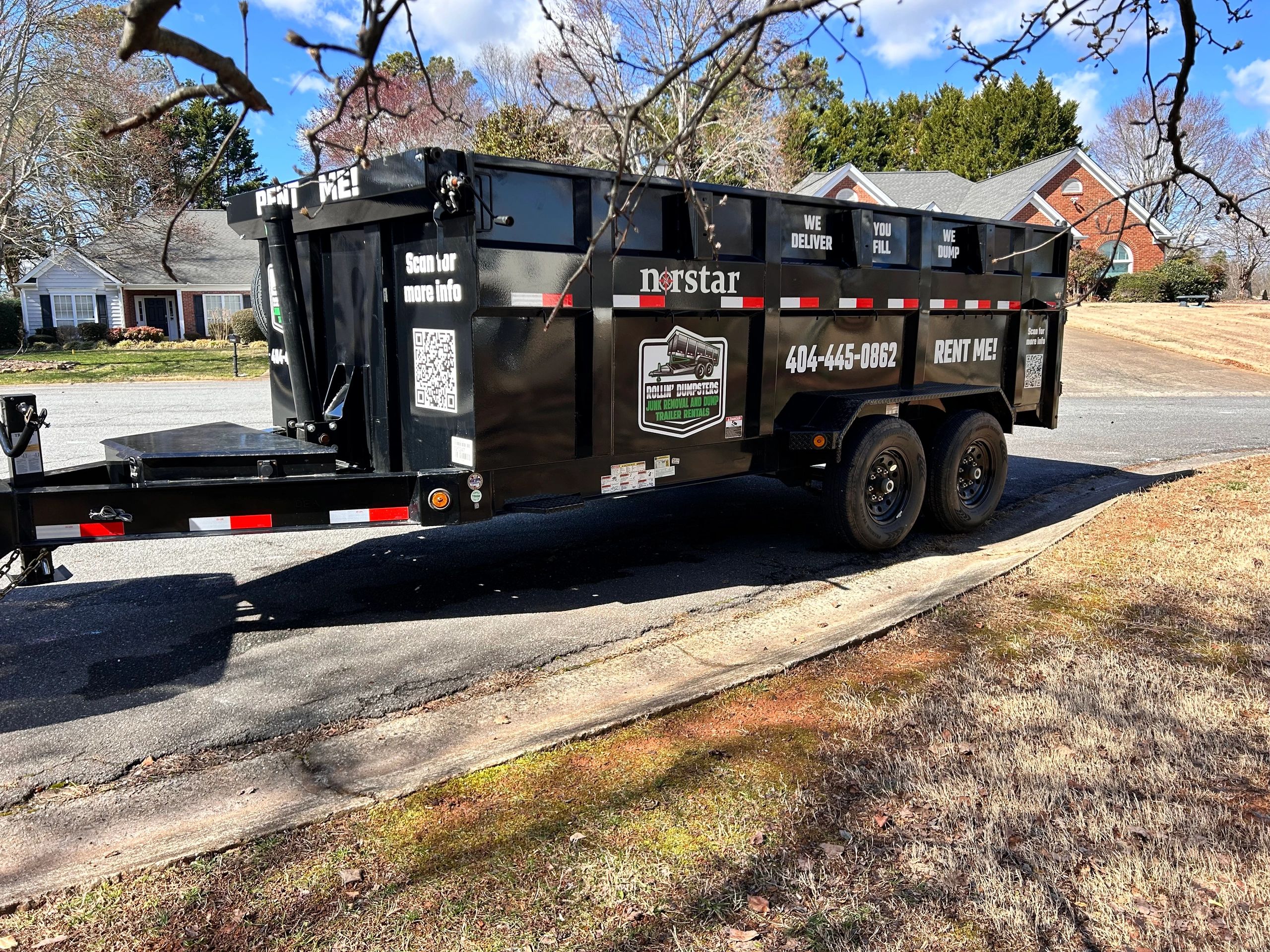 Rent a Driveway Safe Dumpster | Rollin' Dumpsters