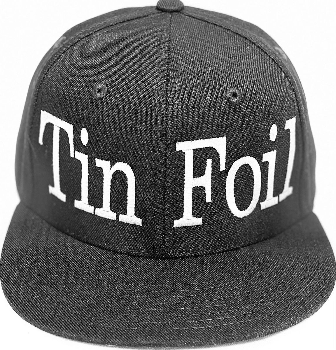 Tin Foil Black Flat Brim Snapback
