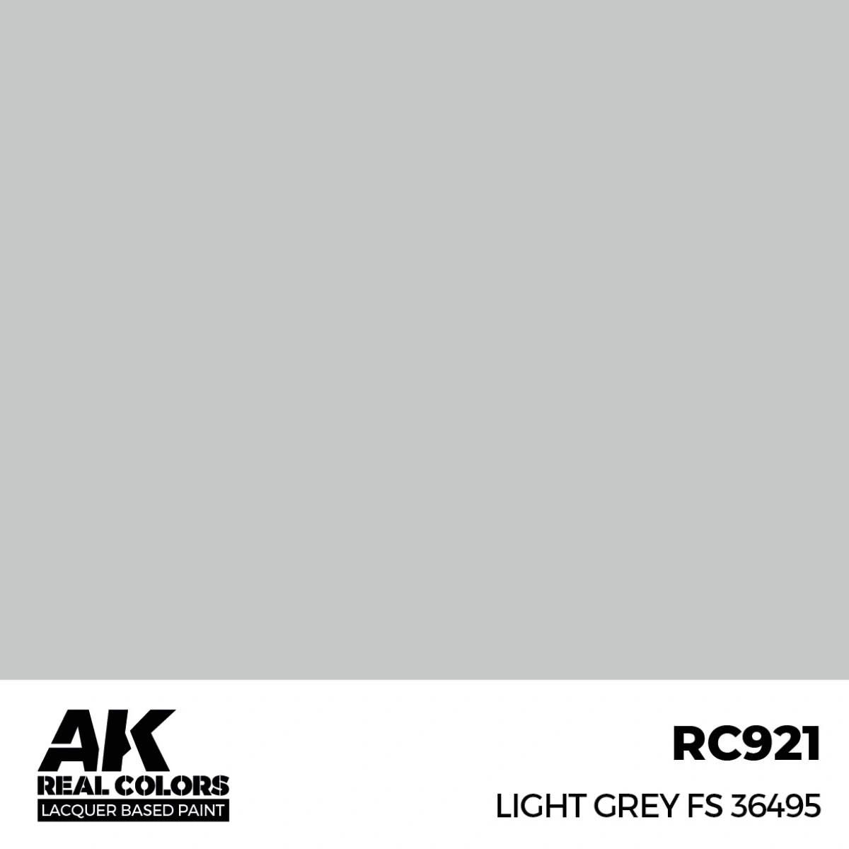 Real Colors Military: Light Grey Lacquer Based Paint 17ml Bottle