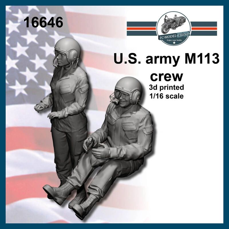 1/16 M113 USA modern crew