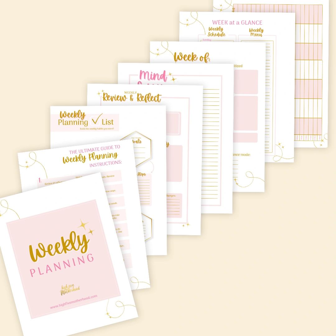 Weekly Planning Bundle-The ultimate guide to weekly planning!