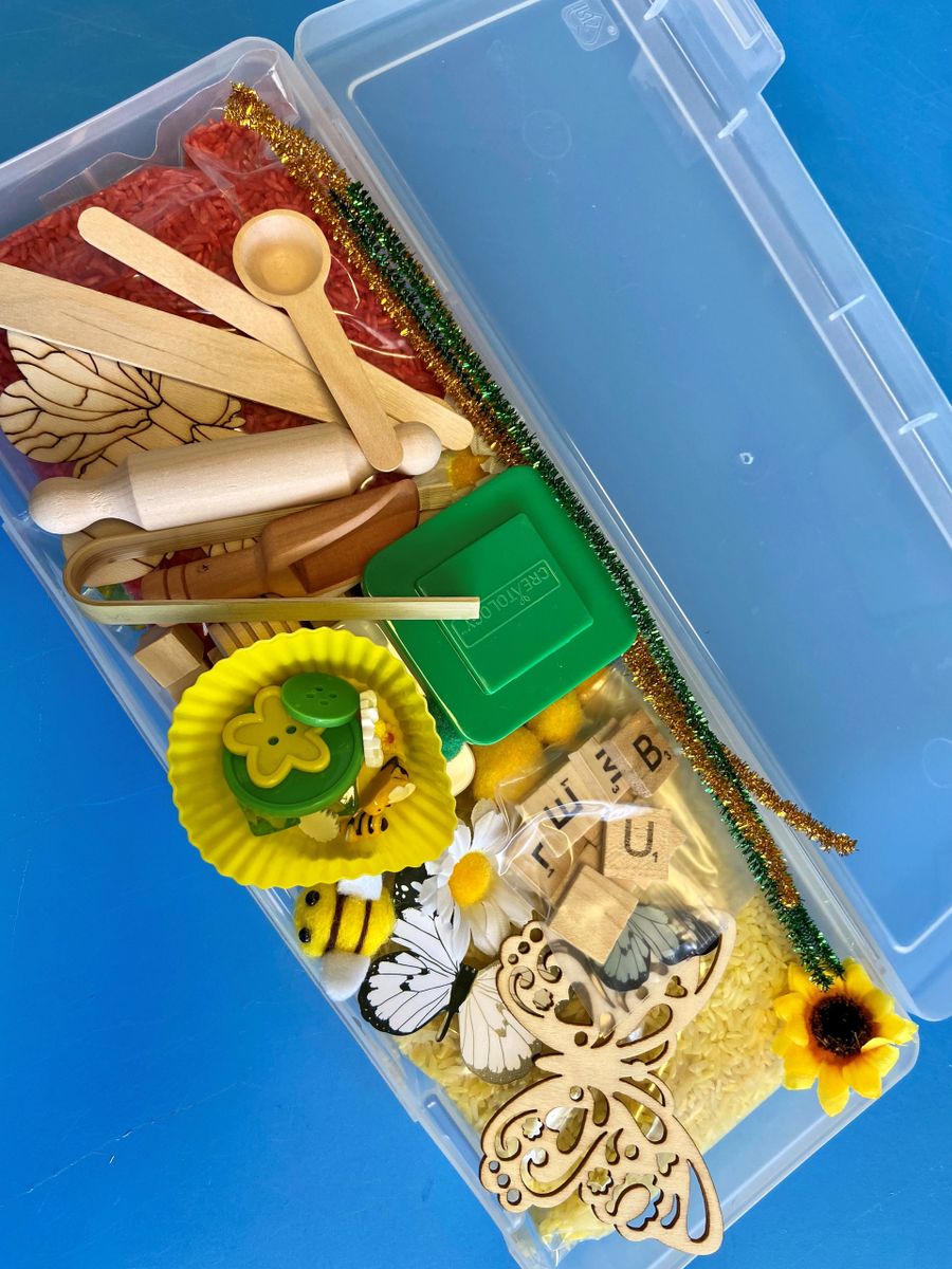On The Spot Buzzy Bee Ultimate Sensory Box- Amazing Learning Sensory Tool!