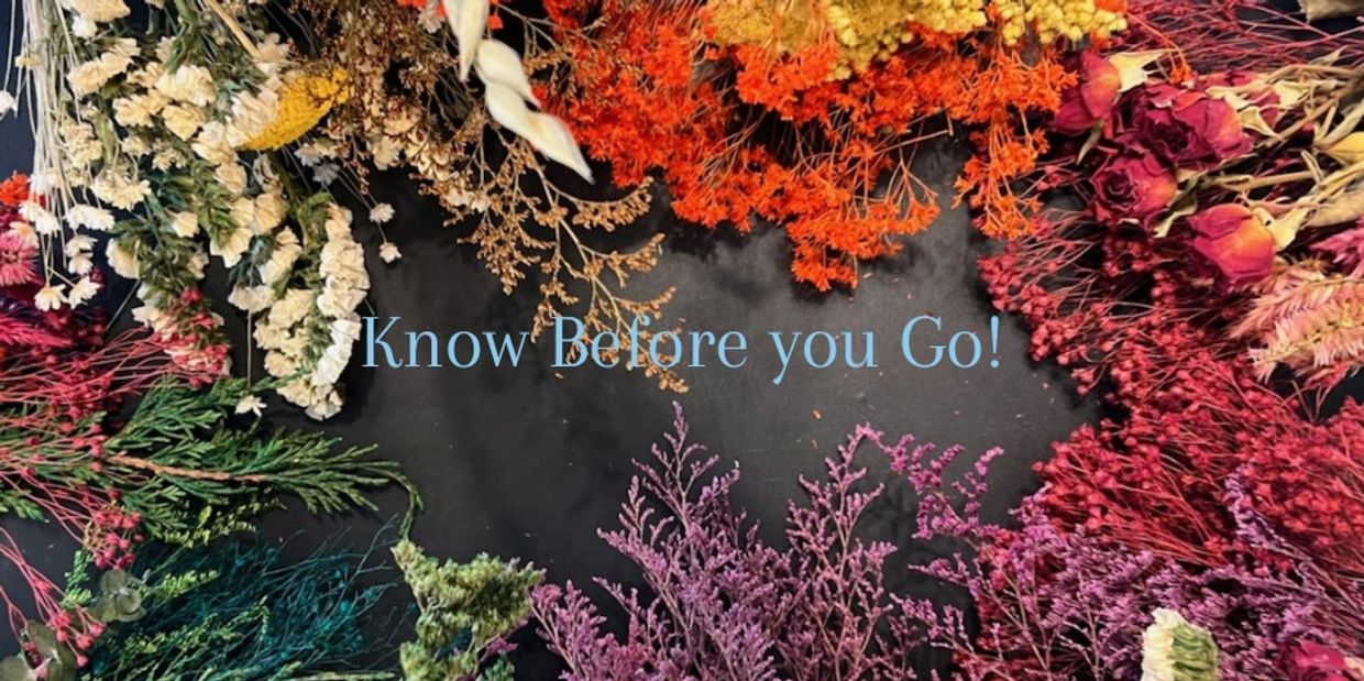 Know before you go!