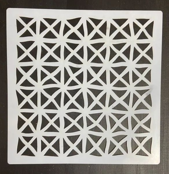 Crooked Triangle Stencil