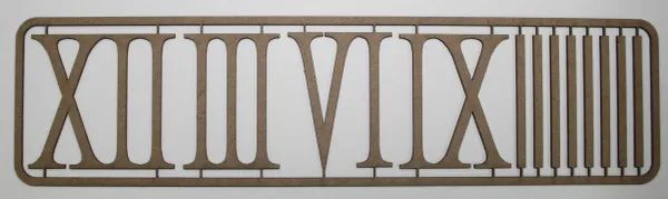 Roman Numeral Clock Numbers