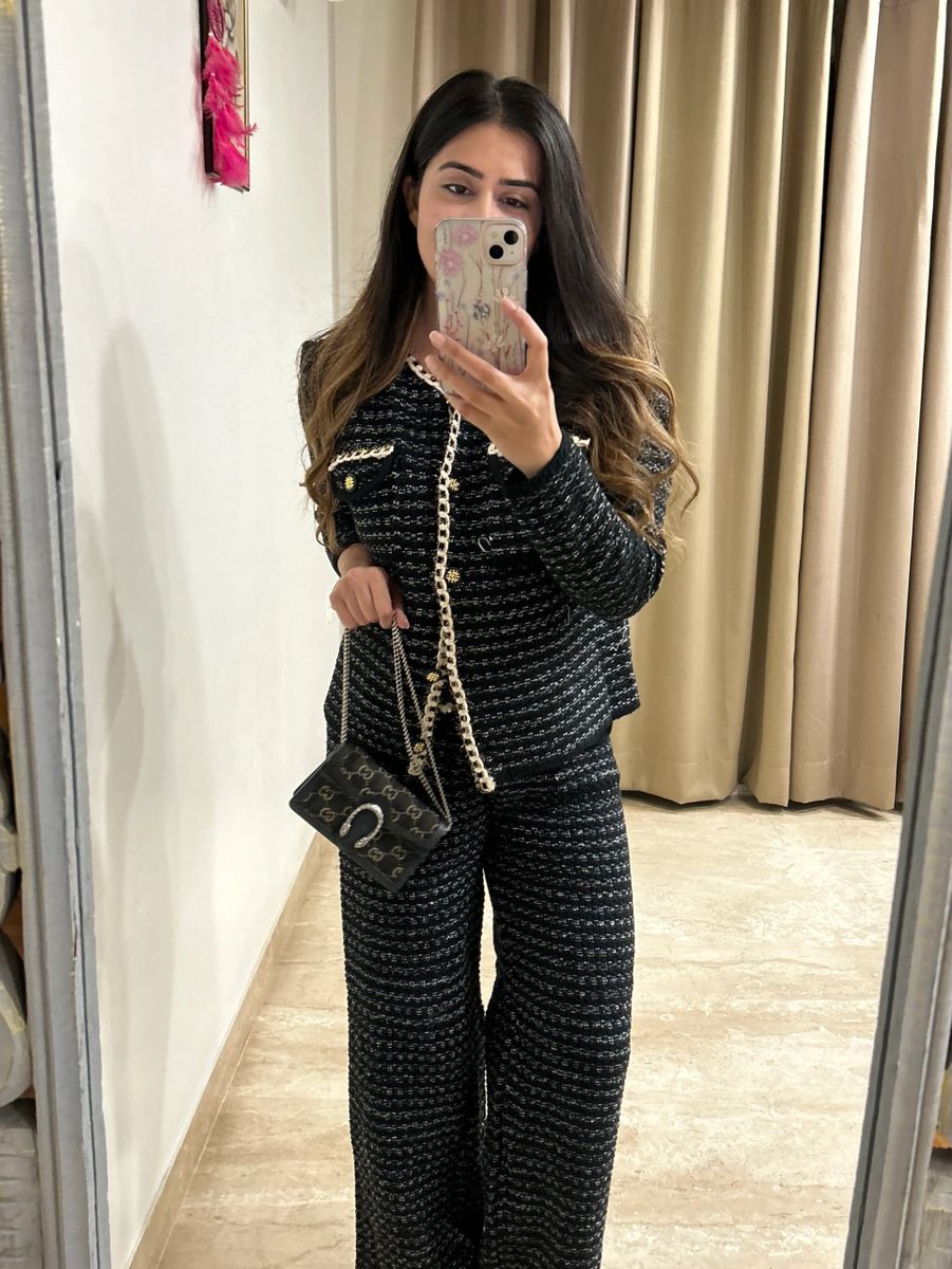 Kaze tweed knit coord set