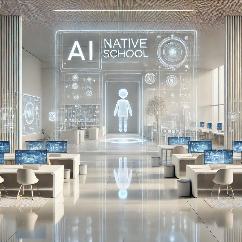 What is an 'AI native school'?