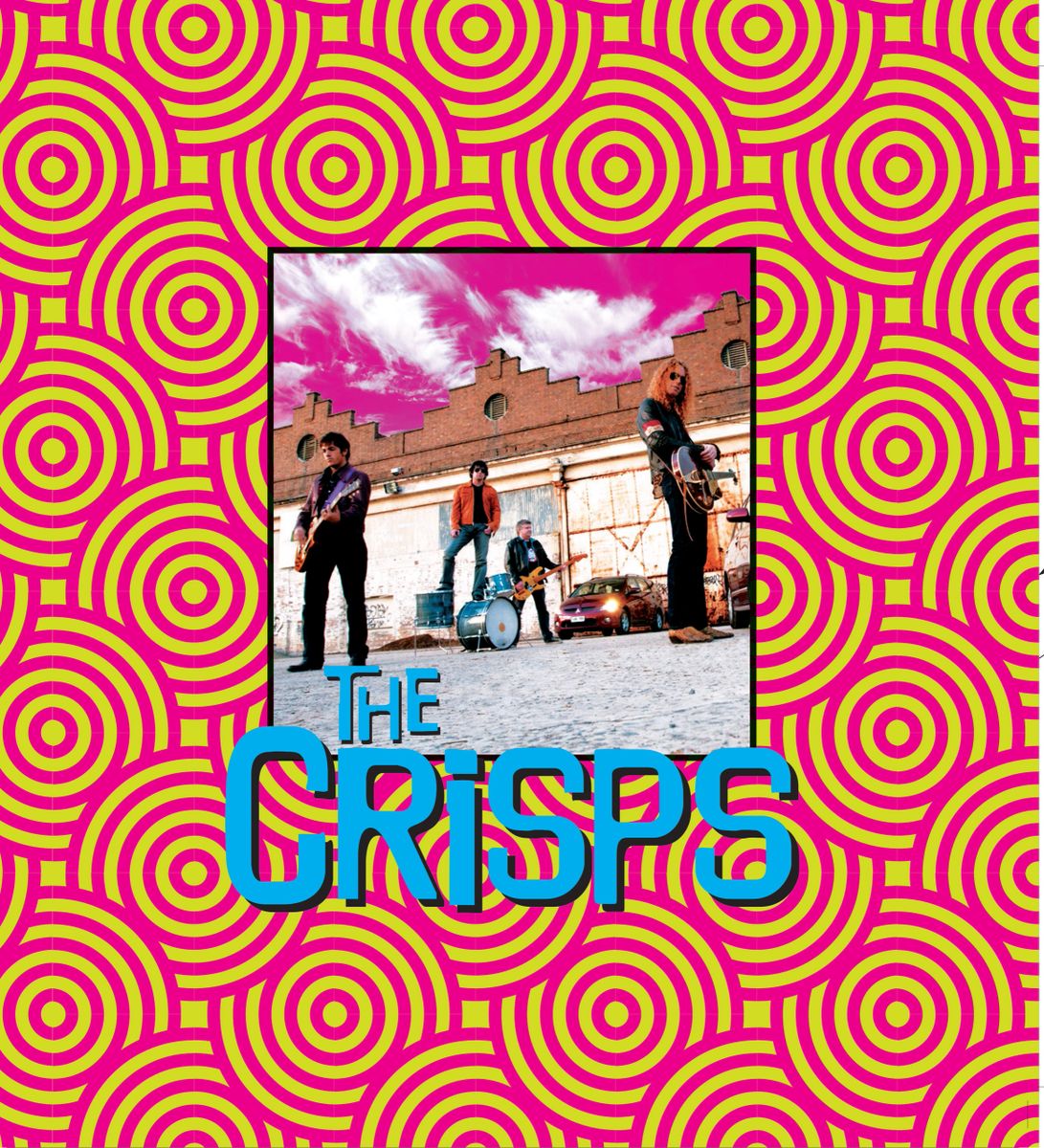 THE CRISPS-Self titled. Vi-Nil Records vinyl album.Bubblegum pink vinyl.