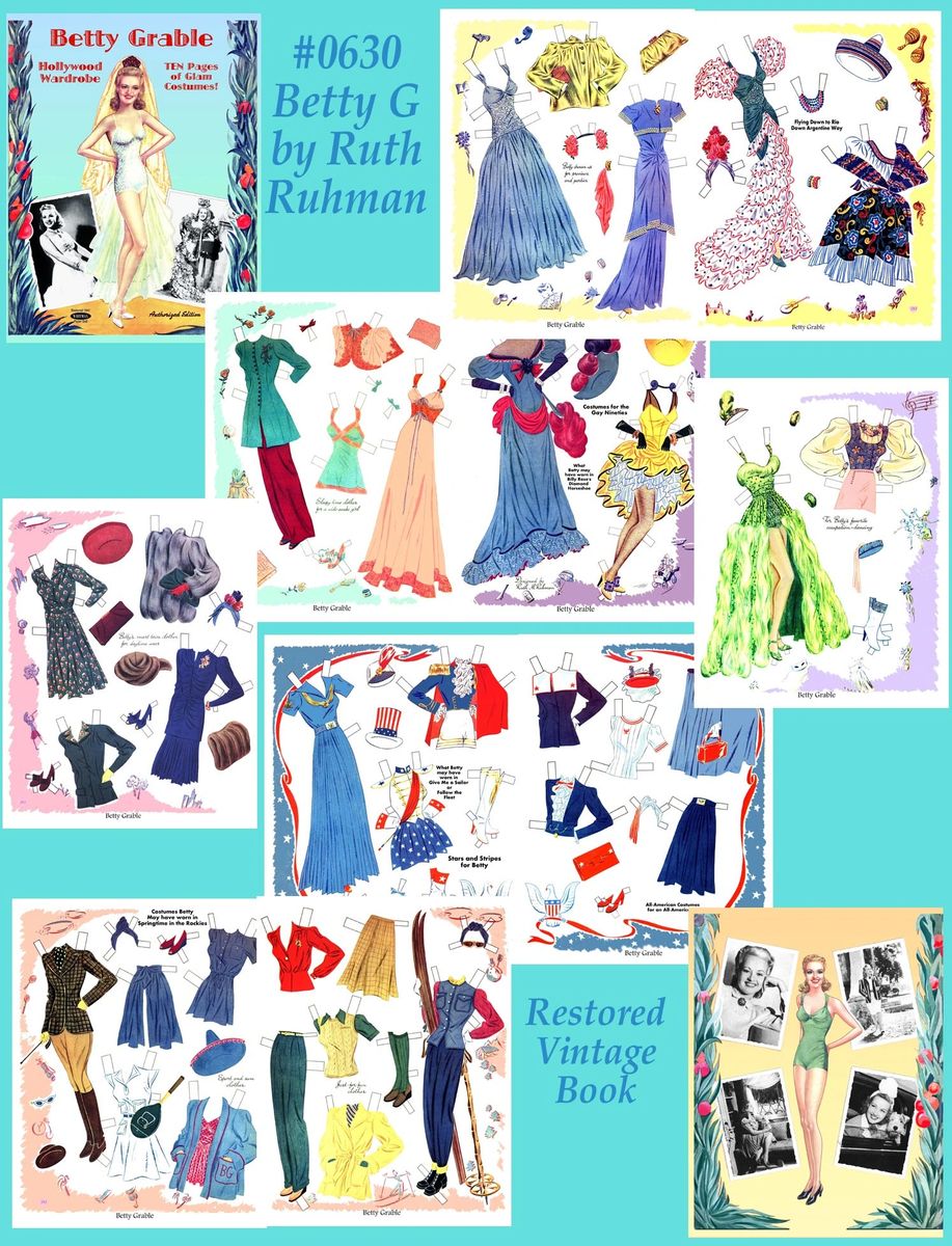 #0630 Betty G by Ruth Ruhman - 12 pages - Restored Vintage Book