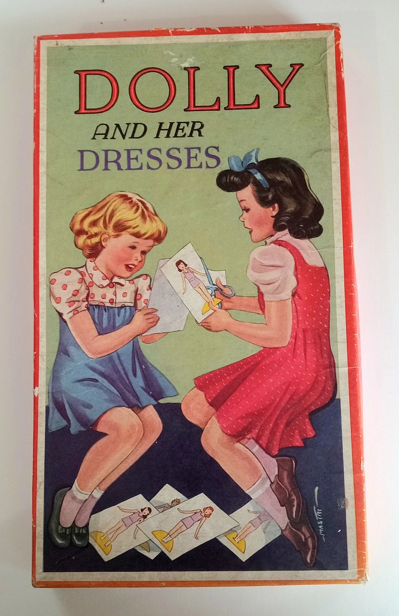SOLD 4116-VINTAGE "Dolly and Her Dresses" Gabriel Boxed Set, 30s