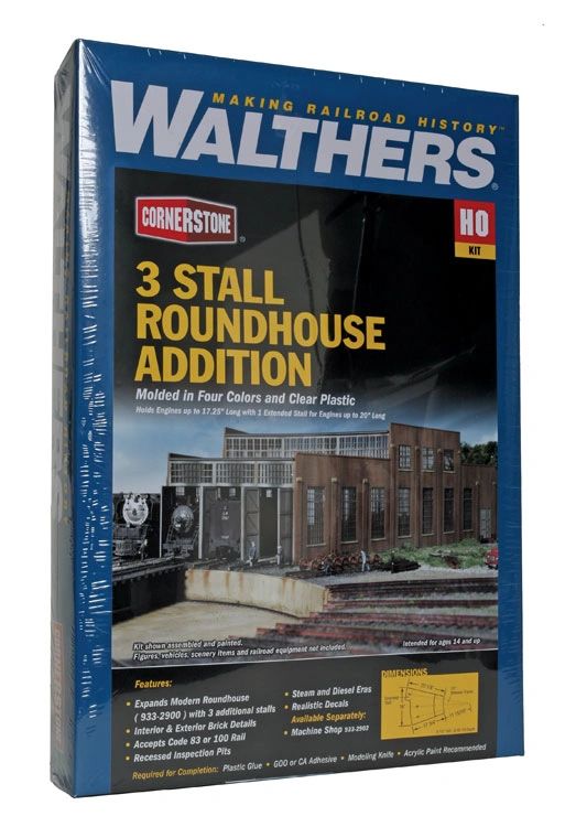 Three-Stall Roundhouse Kit