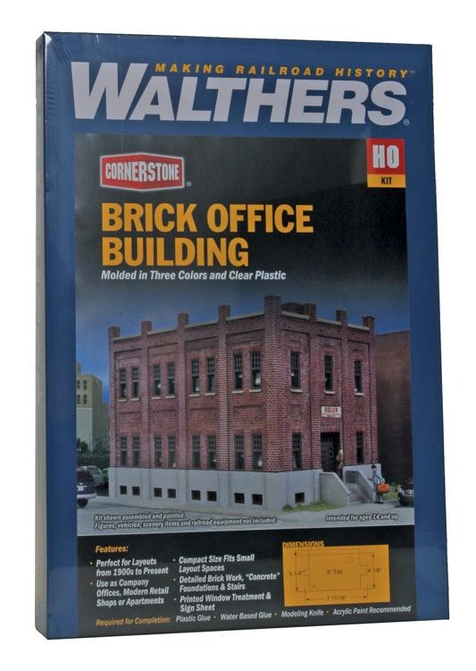 Small Brick Office Building Kit