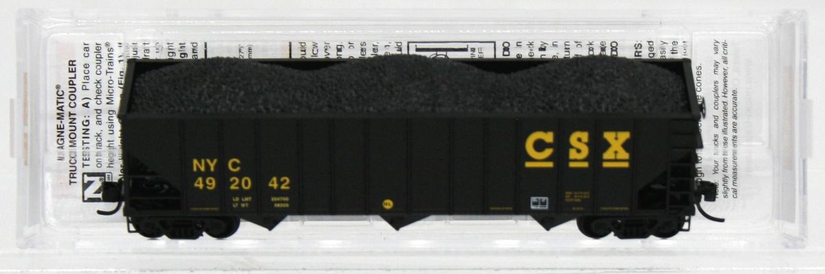 CSX open hopper w/coal load