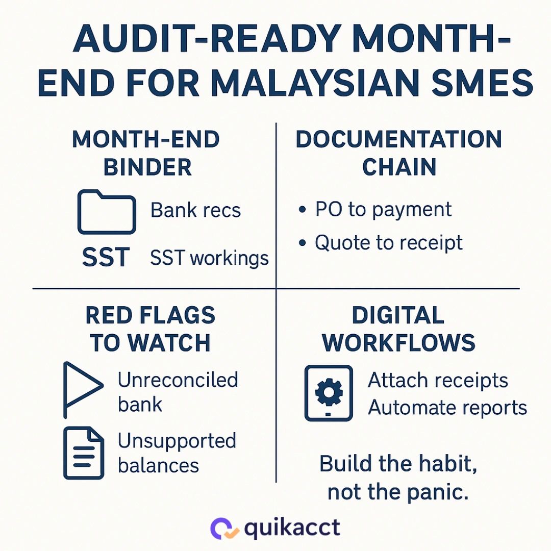 How Malaysian SMEs Can Stay Audit-Ready Every Month-End
