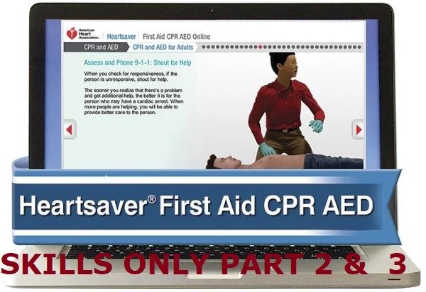 BLENDED HEARTSAVER FIRST AID CPR AED