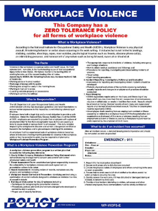 Train Me Today - Workplace Violence Prevention, Workplace Violence ...