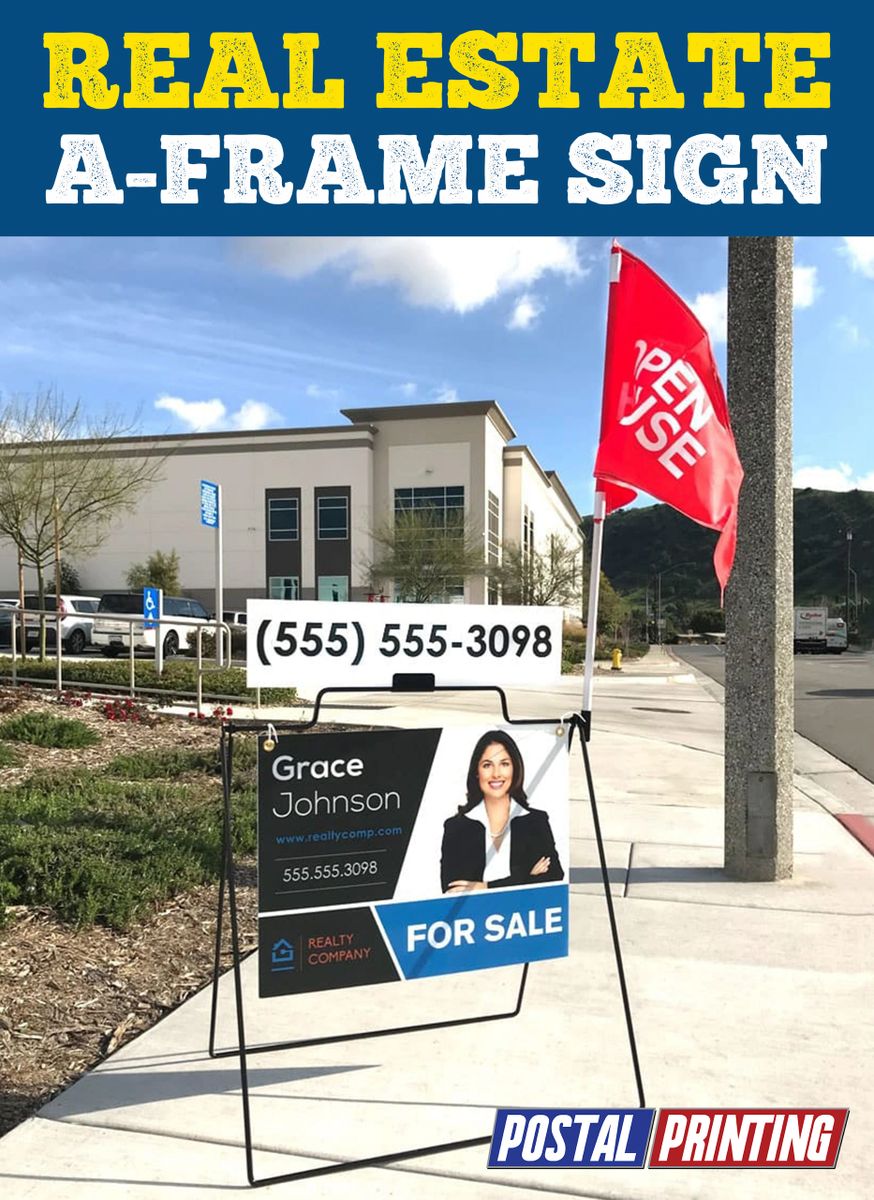 Real Estate A-Frame Sign